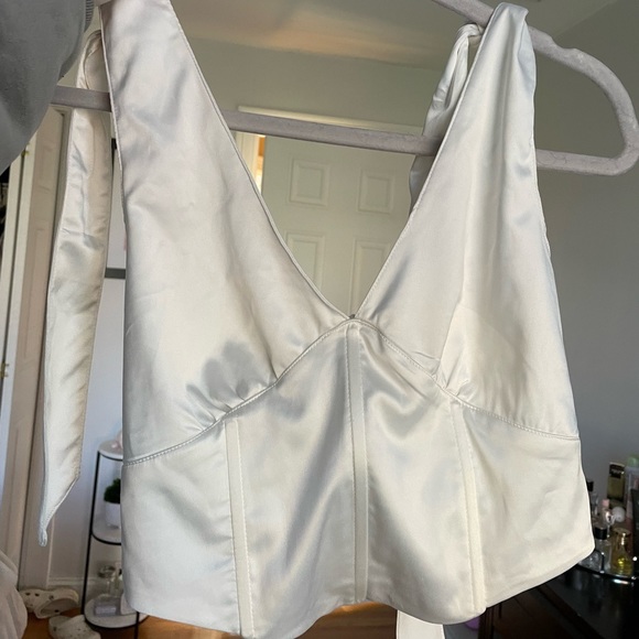 Amazon | Tops | Amazon Satin Corset Tank | Poshmark